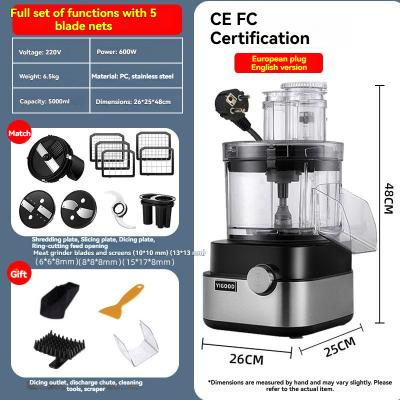 China Electric Multifunctional Commercial Vegetable Cutter Automatic 220V for Restaurant Use for sale