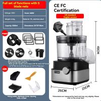 China Electric Multifunctional Commercial Vegetable Cutter Automatic 220V for Restaurant Use for sale