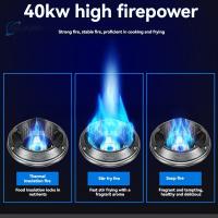 China Commercial SingleBurner Gas Stove Natural Liquefied Gas Low High Pressure Cooking Flameout Food Processing Machinery for sale