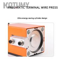 China AM-10 Electric Dynamic Crimping Machine Pneumatic Air Wire Terminals Crimping Tool with Stripping Usage Crimper Crimbing Pliers for sale