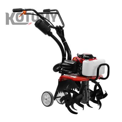 China Multifunctional Rotary Tiller Gasoline Micro Small Scarifier Rotary Tillage Ridging Weeding Ploughing Machine for sale