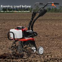 China Multifunctional Rotary Tiller Gasoline Micro Small Scarifier Rotary Tillage Ridging Weeding Ploughing Machine for sale