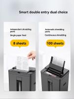 China Z-500 Automatic Shredder for Shredding 100 Sheets of Paper, Merchant Office High-power Shredder, Office Shredding Tool for sale