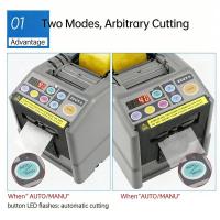 China Electric Adhesive Tape Cutting Machine Auto Ribbon Cutter Portable Tape Dispenser for Small Business Packing for sale