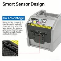 China Electric Adhesive Tape Cutting Machine Auto Ribbon Cutter Portable Tape Dispenser for Small Business Packing for sale