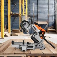 China Handheld Cordless Band Saw Machine with Removable Alloy Steel Base for Metal and Wood Cutting Core Component Motor for sale