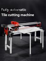 China Desktop Ceramic Tile Processing Water Jet Cutting Machine 220V Fully Automatic 45 Degrees Rock Slab Marble Chamfering Push Knife for sale