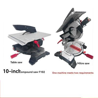 China 8/10 Inch Multifunctional Miter Electric Table Saw Aluminum Machine 220V/1200W 45 Degree Cutting Sawing Circular Saw for sale