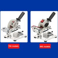 China DIY Drill Table Cutting Machine Electric Saw Multifunctional Micro Cutting Machine Aluminum Alloy Table Saw for sale