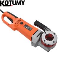 China High Rigidity Handheld Electric Threading Die & Pipe Tapping Reamer for Galvanized Pipes (4/4-2 Inch) 2kW Power for sale