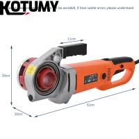 China High Rigidity Handheld Electric Threading Die & Pipe Tapping Reamer for Galvanized Pipes (4/4-2 Inch) 2kW Power for sale