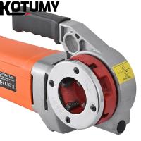 China High Rigidity Handheld Electric Threading Die & Pipe Tapping Reamer for Galvanized Pipes (4/4-2 Inch) 2kW Power for sale
