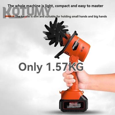 China Mini Tiller Electric Plough Machine Cultivator Scarifier Garden Household Soil Ploughing Digging Loosening Equipment for sale