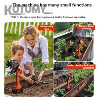 China Mini Tiller Electric Plough Machine Cultivator Scarifier Garden Household Soil Ploughing Digging Loosening Equipment for sale