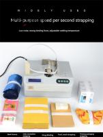 China 220V Banknote Tying Machine Intelligent Induction Strapping Machine Hot Melt Paper Belt Binding Machine for sale