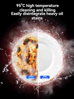 China 220V/380V Fully Automatic Dishwasher 50L Large Capacity Commercial Uncover Dishwasher for sale