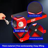 China Motorcycle Lifting Platform Jack Parking Bracket Wide Body 250 * 400mm Lifting Platform Support Frame for sale