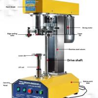 China Sealing Machine for Plastic Cans, Tinplate Paper Cans, Intelligent Fully Automatic Sealing and Capping Machine for sale