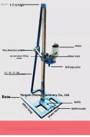 China Household Deepwater Well Portable Small Drilling Rig Artifact Electric Bracket Portable Drilling Rig Household Drilling Rig for sale