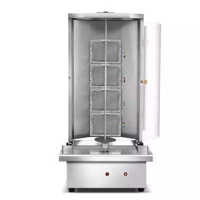 China New Four Control Turkiye Barbecue Machine Gas Savima Barbecue Machine Commercial Automatic Rotating Barbecue Mixing Stove for sale