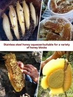 China All Stainless Steel Honey Press 304 Honey Press Small Household Earth Honey Press Beeswax Press for sale