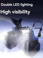 China Hand-Pushed Electric Snow Sweeper Household Snow Removal Machine with Road Snow Shoveling Clearing Equipment for sale