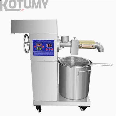 China Commercial Oil Press Machine Fully Automatic Digital Display Temperature Control Oil Press Machine for sale