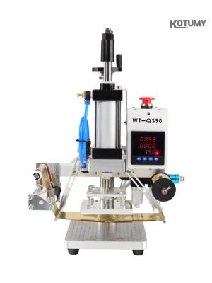 China Wood Velvet LOGO Automatic Winding Hot Stamping Paper Hot Stamping Machine 500w Power Fully Automatic Hot Stamping Machine for sale