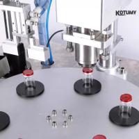 China 20-35 Pieces/min High Efficiency Pneumatic Penicillin Bottle Crimping Machine Capping Machine 2-15cm High Bottles for sale