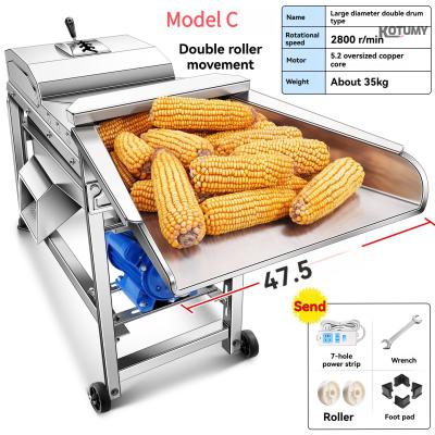China 2800r/min Dual Drum Movement, Dry And Wet Dual-use, Fully Automatic Thresher, Electric Planer, Household Small for sale