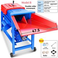 China New 47.5cm Large Caliber Thresher With Dual Drum Movement For Dry And Wet Dual Use Fully Automatic Thresher for sale
