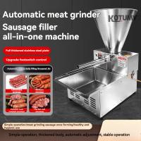 China 300kg/h Enema Machine, Commercial Meat Grinder, Sausage Sausage Enema, Stainless Steel Electric All-in-one Machine for sale