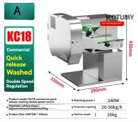 China Multi Functional Vegetable Slicer, Canteen Commercial Fully Automatic Scallion and Chive Slicer, Slicing Machine for sale