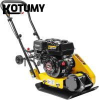 China Gasoline diesel Vibrating Flat Plate Compactor for Asphalt Pavement Foundation Compaction Machine for sale