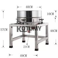 China Vibrating Sieve Machine Electric Vibration Screen Powder Machine Electrostatic Spraying Screening Machine for sale