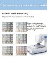 China sewing machine Direct-from-manufacturer mini handheld embroidery machines for home use embroidery machines sewing machines for sale