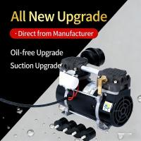 China 230W 8KG Small Air Compressor Head Mute Oil-Free Piston Air Booster Pump Silent Oil-Free Air Compressor for sale