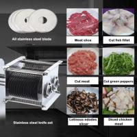 China Electric Fresh Meat Slicer Fully Automatic Commercial Meat Slicer for sale