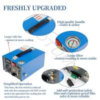 China 4500Psi 300Bar High Pressure 12V PCP Air Compressor Portable Car Tire Inflator Pump Inflating Machine for sale