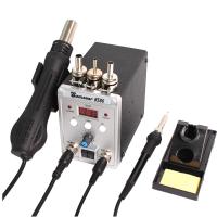 China 2 in 1 Soldering Iron Hot Air Gun Rework Station Professional Desoldering & Soldering Station for sale