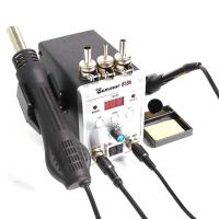 China 2 in 1 Soldering Iron Hot Air Gun Rework Station Professional Desoldering & Soldering Station for sale