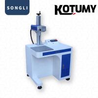China Fiber Marking Machine Engraving Price with Rotary 2D Table/autofocus for sale