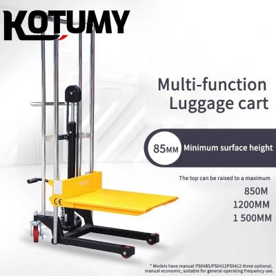 China Manual Hydraulic Stacker Crane Manual Push Forklift Multifunctional Platform, Mobile Tool for sale