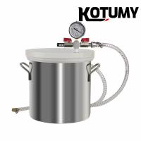 China Suitable for Vacuum Bucket with Vacuum Pump Silicone Dispensing Glue Gypsum Vacuum Defoaming for sale