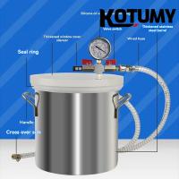 China Steel Vacuum Defoaming Barrel Sealed Tank Epoxy Resin Bubble Removal Chassis Stable Wood Equipment for sale