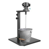 China Automatic Industrial Paint Mixer Stainless Steel Pneumatic Agitator High Adjustable Height for sale