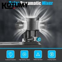 China Automatic Industrial Paint Mixer Stainless Steel Pneumatic Agitator High Adjustable Height for sale