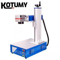 China 50W 30W 20W Engraving Cutter Jewelry Engraver Rotary Axis Fiber Laser Metal Cutting Marking Machine for sale