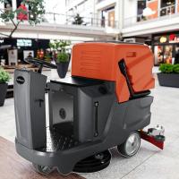 China Industrial Driving Rotary Floor Scrubber Machine Commercial Auto Floor Cleaning Car For Workshop Warehouse for sale