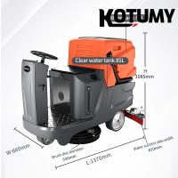China Industrial Driving Rotary Floor Scrubber Machine Commercial Auto Floor Cleaning Car For Workshop Warehouse for sale